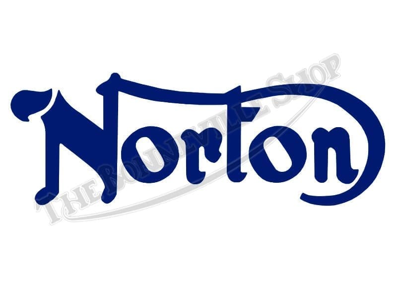 Norton 750 850 Commando Blue Petrol Tank Decal 06-4880 B For 1968 Onwards.