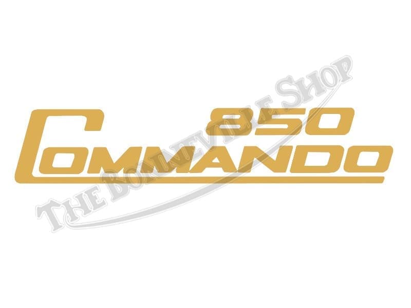 Norton Commando 850 Gold Sidepanel Logo Decal 06-5096