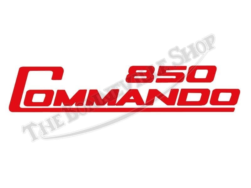 Norton Commando 850 Red Sidepanel Logo Decal Sticker-Buy Online Or Call