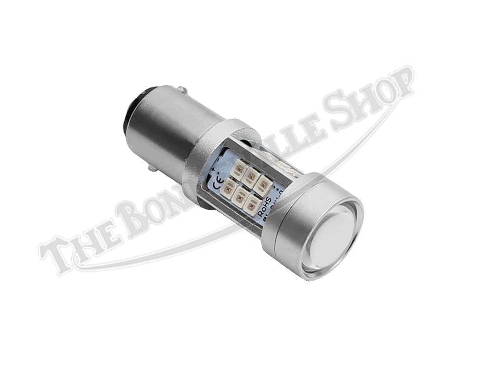 Triumph LED Headlight Plus Norton BSA Headlight Bulb Positive Negative ...