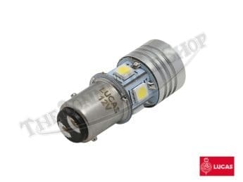 Triumph Norton BSA Genuine Lucas Dual Polarity 15D LED Tail Lamp Bulb ...