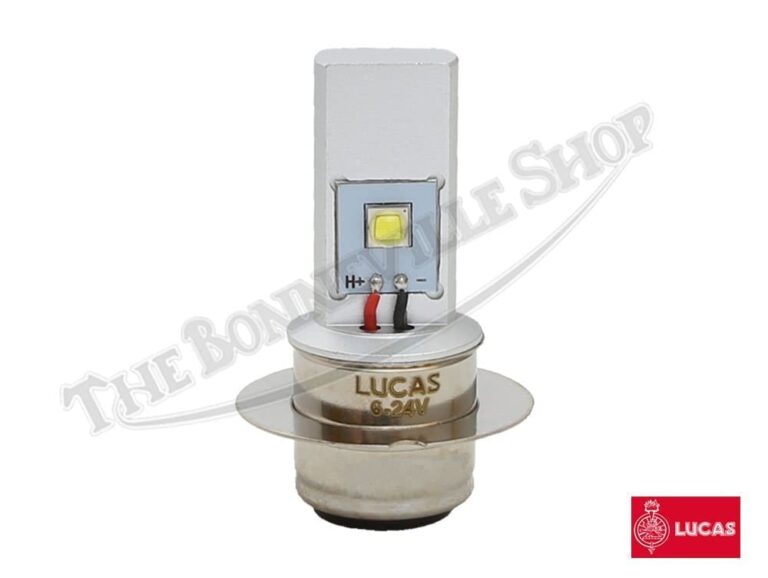Triumph Norton BSA Genuine Lucas Dual Polarity BPF LED Headlight Bulb ...