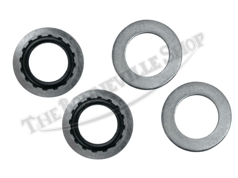 Dowty Petcock Sealing Washer Set For Triumph, Norton, And BSA