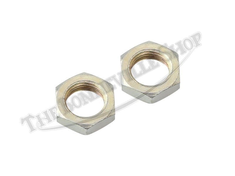 Triumph Norton BSA Petcock Thin Locking Nuts-Buy Online Or Call