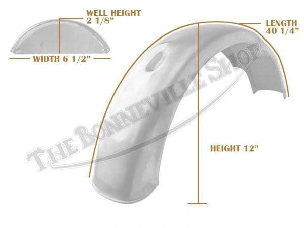 Triumph T120 OIF 1971-1972 Rear Mild Steel Unpainted Fender-Buy Online ...