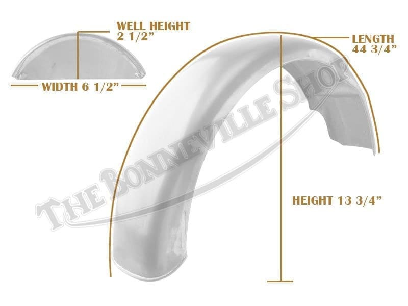 Triumph T140 Rear 1976-78 Mild Steel Unpainted Fender-Buy Online Or ...