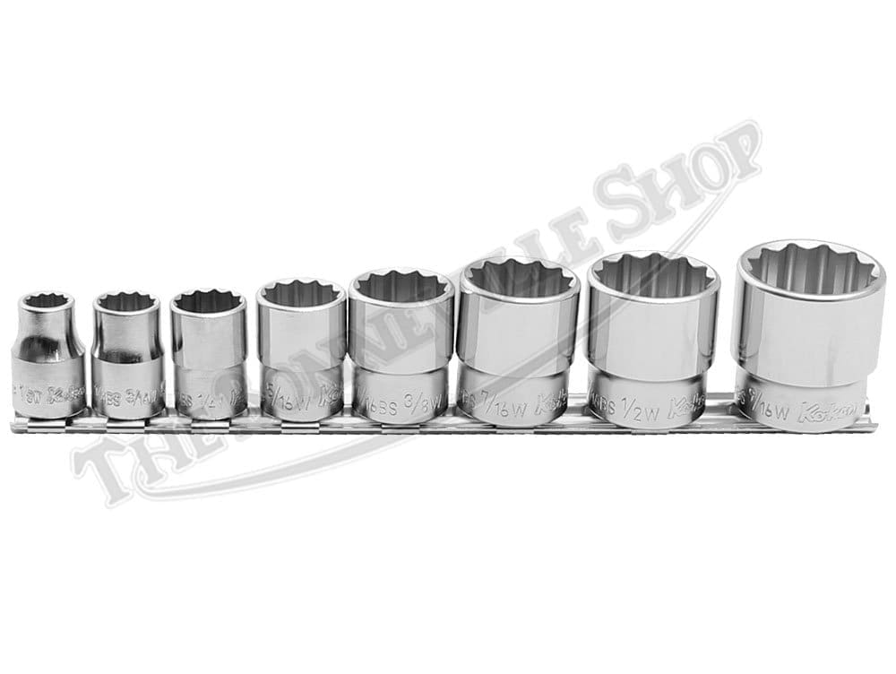 Triumph Norton BSA Whitworth 8-Piece Socket Set 12-Pt 3/8" Drive-Buy ...