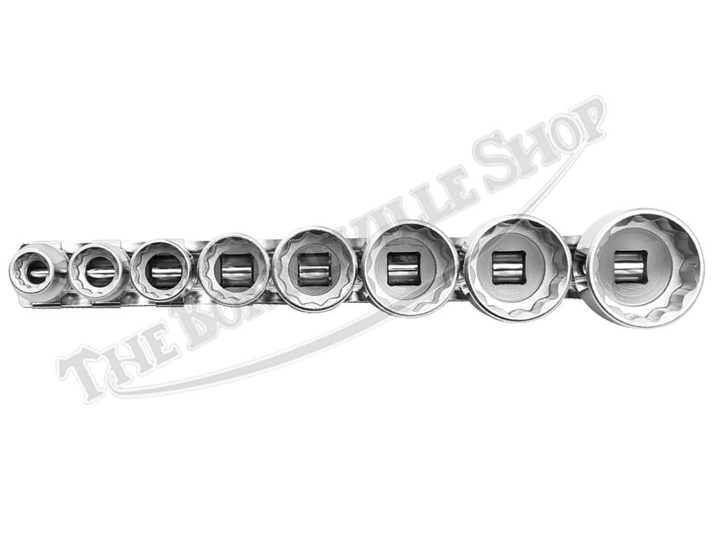 Triumph Norton BSA Whitworth 8-Piece Socket Set 12-Pt 3/8" Drive-Buy ...