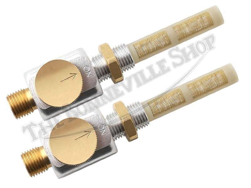 TRIUMPH NORTON BSA CUSTOM BILLET PETCOCK FUEL VALVE MAIN RESERVE PN ...