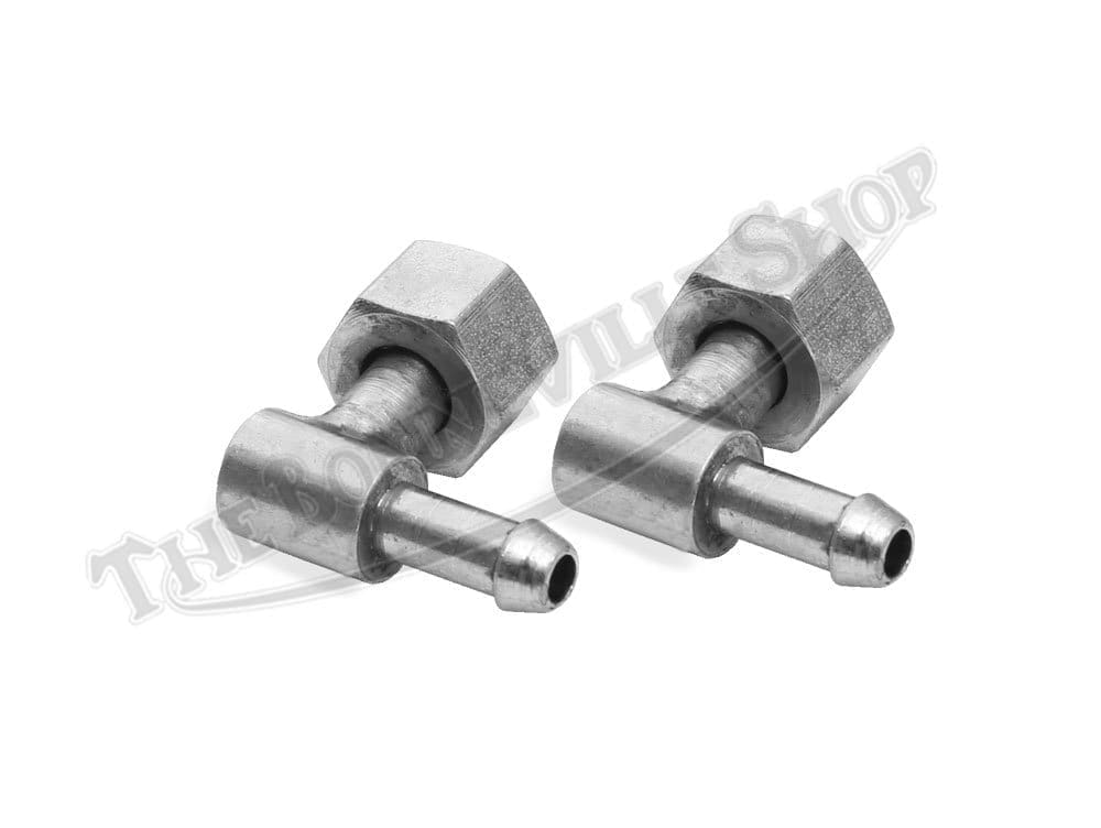 Triumph Norton 90 Degree 1/4 BSP Petcock Fittings-Buy Online Or Call