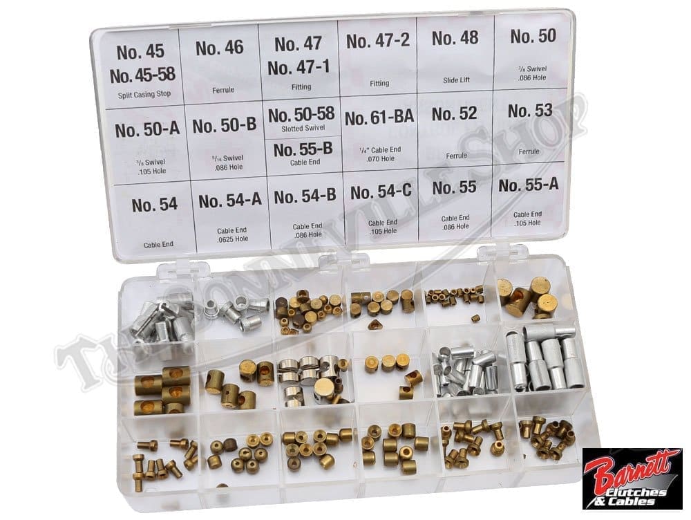 Barnett Motorcycle Cables Fitting Assortment Kit-Buy Online Or Call