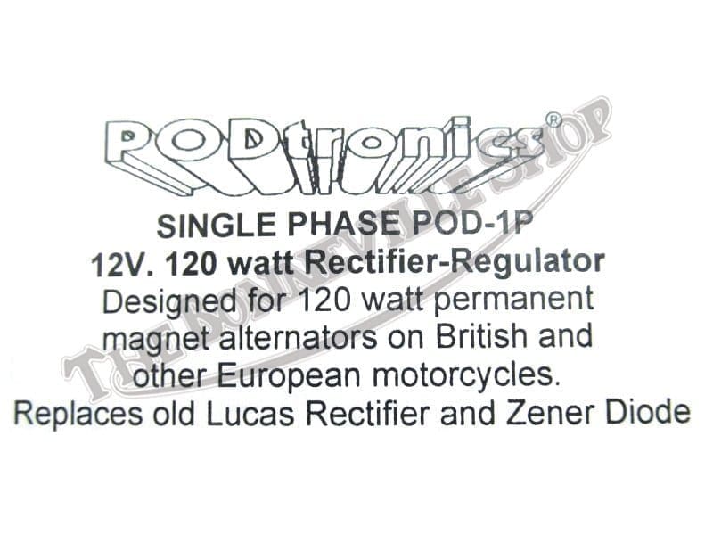 Triumph Podtronics 120W Rectifier / Regulator Cafe-Buy Online Or Call