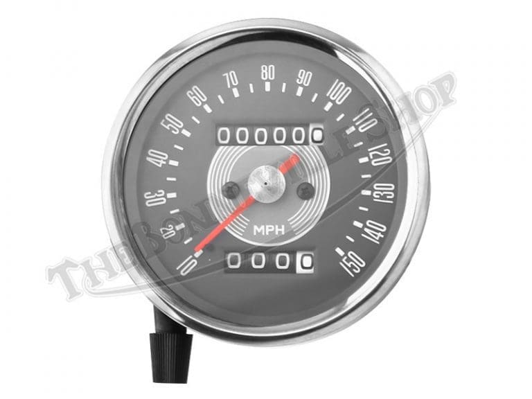 Triumph BSA 1967-1970 Grey Face 150 Mph Speedometer 1.25:1 PN# TBS-4194