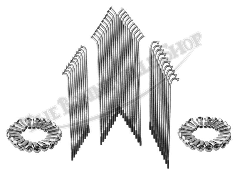 Triumph BSA 650 CWC Stainless Conical Hub Rear Wheel Spoke Set-Buy ...