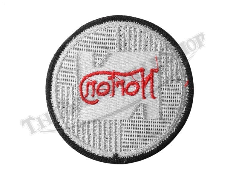 Norton Motorcycles Round Embroidered Patch Commando Manx Atlas-Buy ...