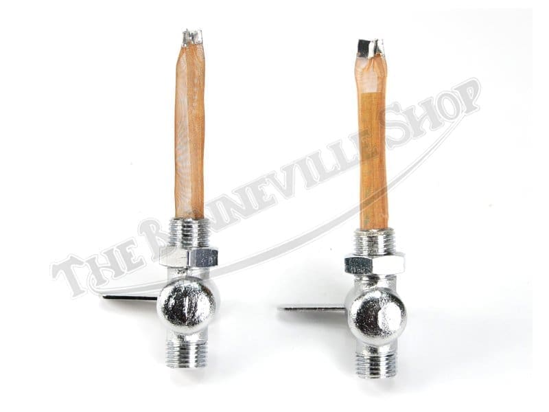 Triumph Norton BSA UK Made Fuel Valve Petcock Set Main/Reserve-Buy ...