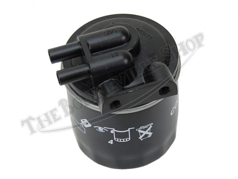 NORTON COMMANDO 750 850 SPIN ON OIL FILTER MOUNT WITH CHAMPION FILTER ...