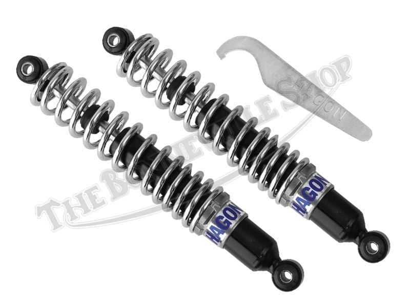 TRIUMPH 500 650 HAGON PREMIUM REAR SHOCK ABSORBER SET SHOCKS 100LB PN ...