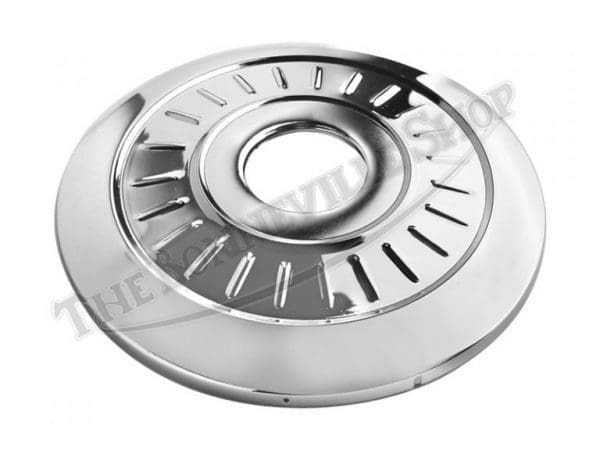 Triumph 8" Front Wheel Finned Chrome Trim Nave Plate SLS-Buy Online Or Call