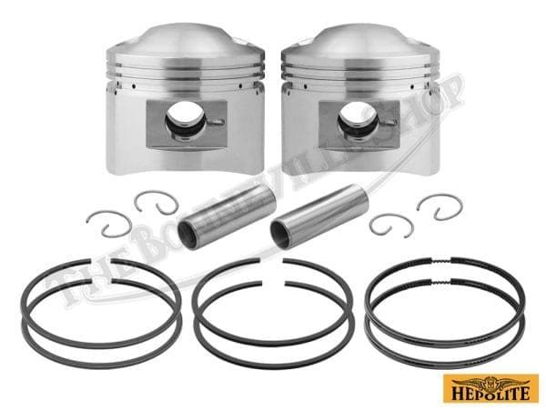 Triumph 750 Complete Piston Set W/Rings Genuine Hepolite 1973-78-Buy ...