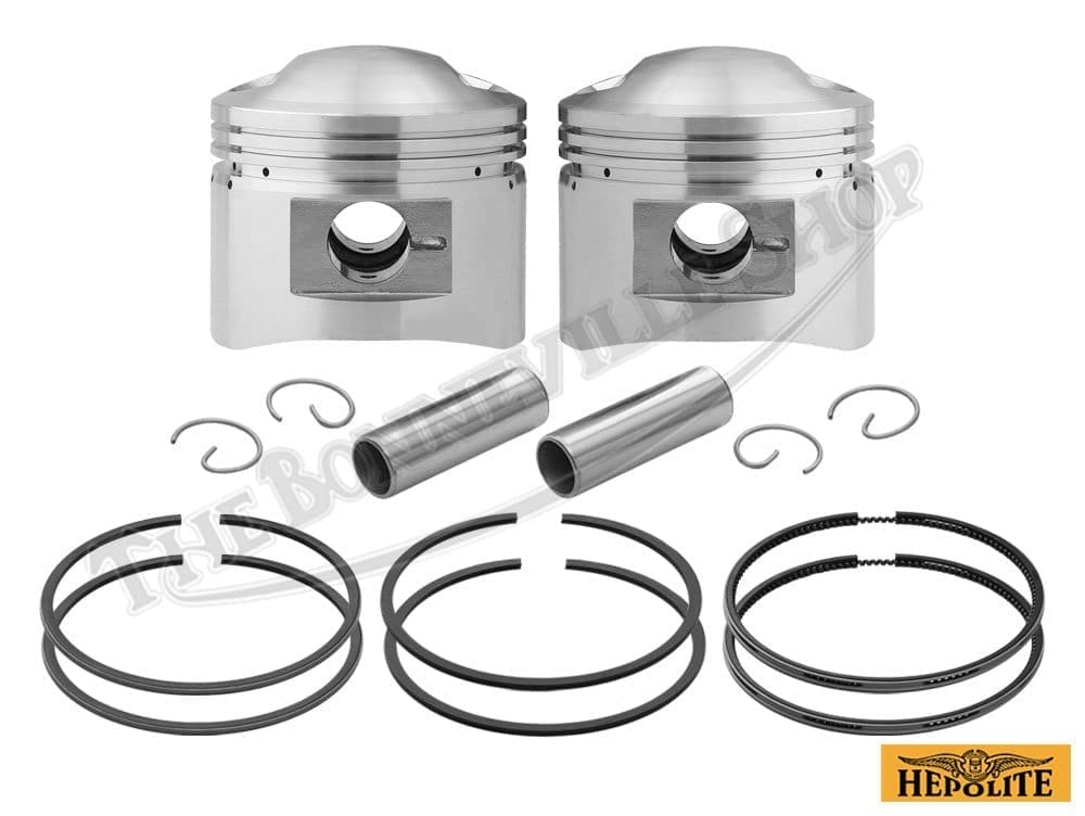 Triumph 750 Complete Piston Set W/Rings Genuine Hepolite 1973-78-Buy ...