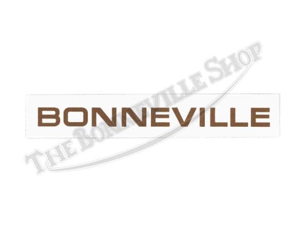 Triumph Bonneville'Block Letter Toolbox Sidepanel Peel & Stick-Buy ...