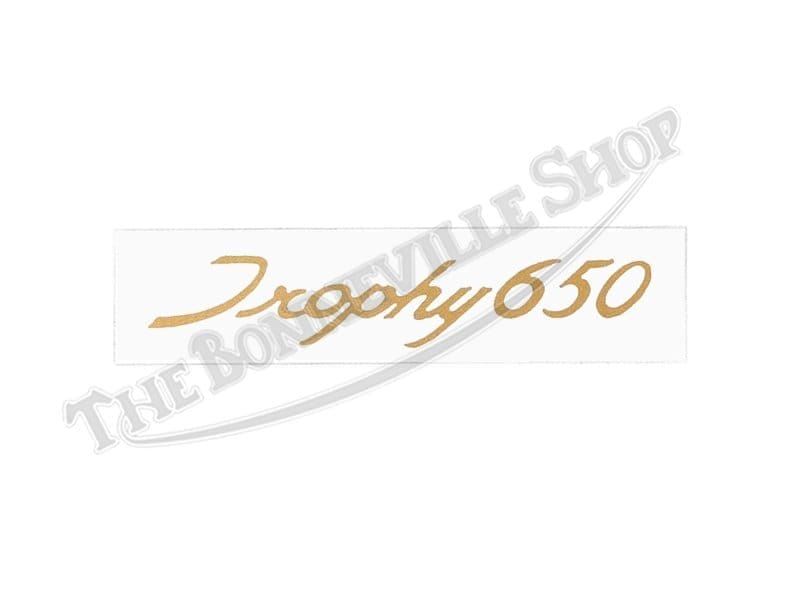 Trophy 650 (Cursive) Peel And Stick Decal