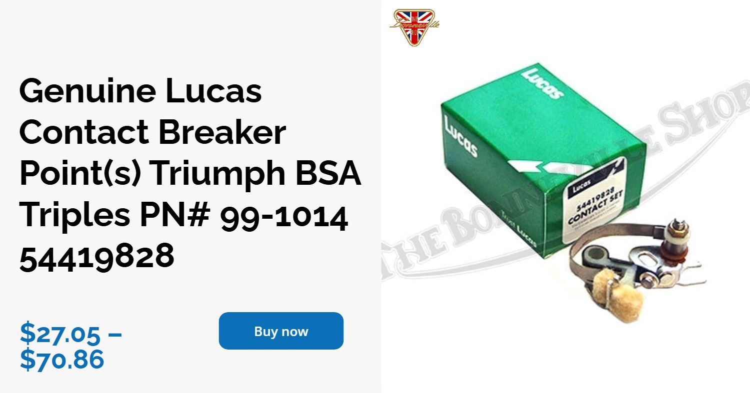 Genuine Lucas Contact Breaker Point 99-1014 54419828