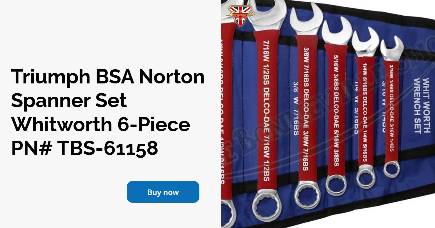 Triumph BSA Norton Spanner Set Whitworth 6-Piece-Buy Online Or Call