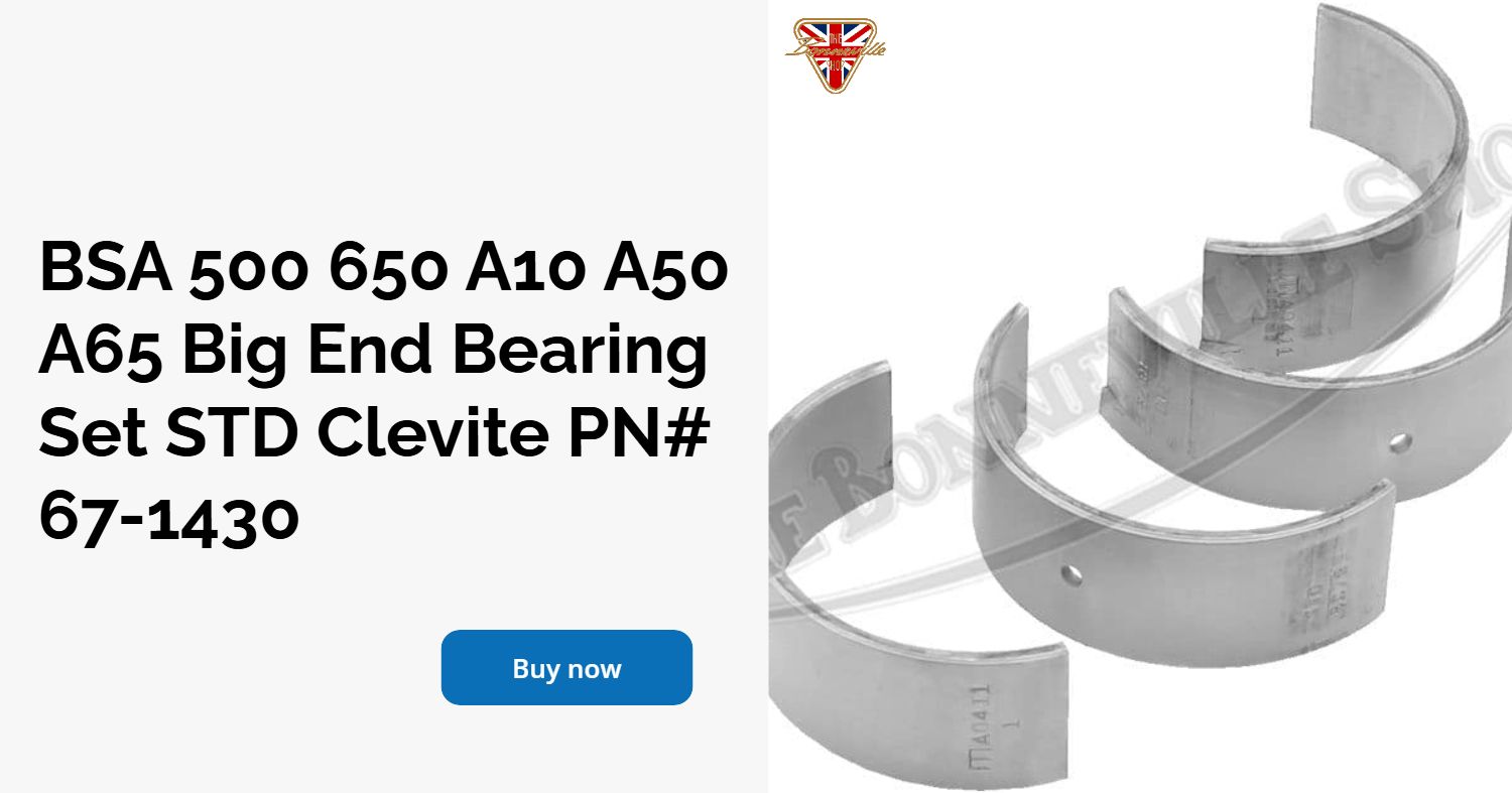 A10, A50, And A65 BSA Big End Bearing Set 67-1430