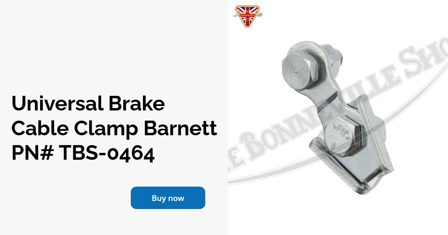 Universal Brake Cable Clamp From Barnett - Made In The USA