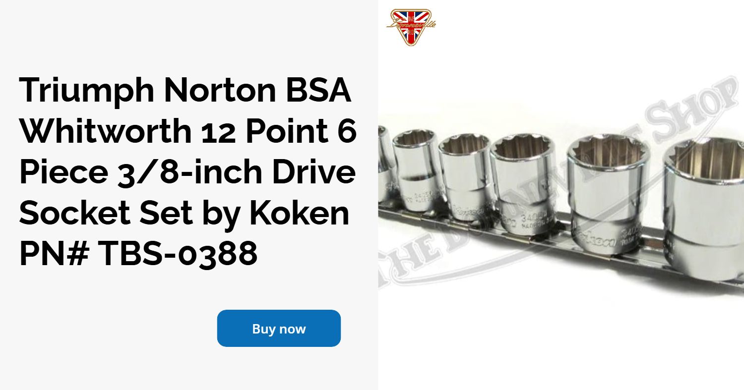 Order Whitworth Tools 12 Pt 6 Pc Socket Set Today!