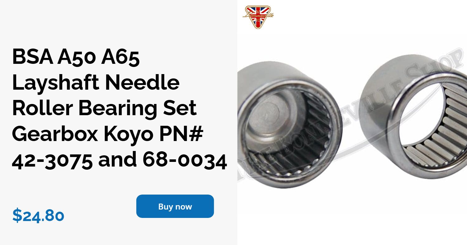 Bsa B-50 BSA Steering Head Taper Roller Bearing Conversion Kit For A7 ...