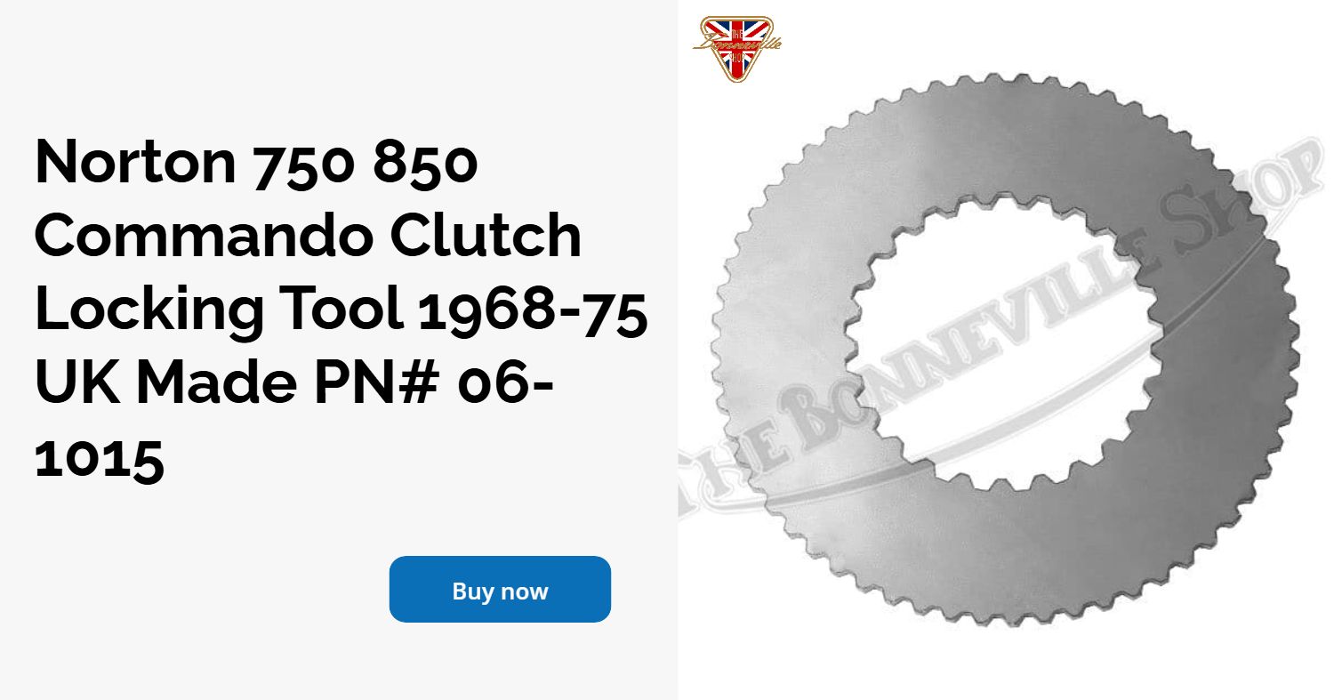 Norton 750 850 Commando Clutch Locking Tool 1968-75 UK Made-Buy Online ...