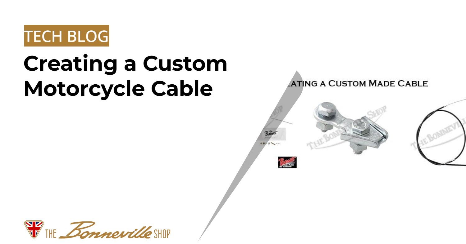 Creating A Custom Motorcycle Cable - Buy Online Or Call +1-720-570-7884