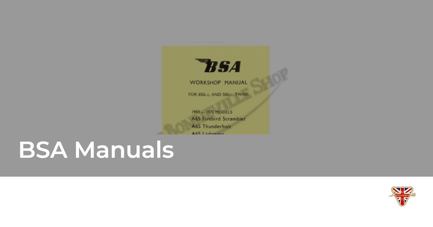 BSA Manuals - Buy Online Or Call +1-720-570-7884
