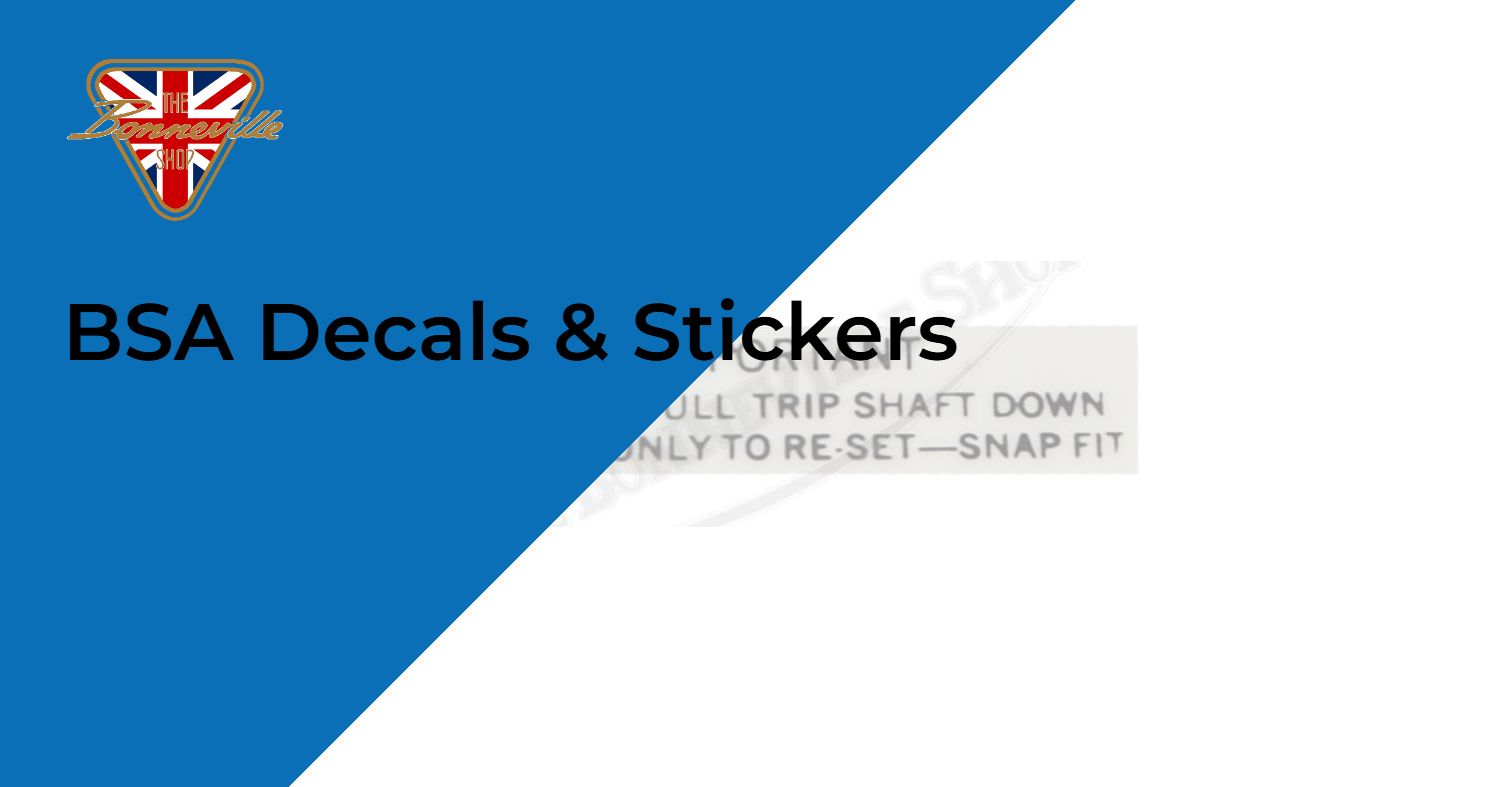 BSA Decals & Stickers - Buy Online Or Call +1-720-570-7884