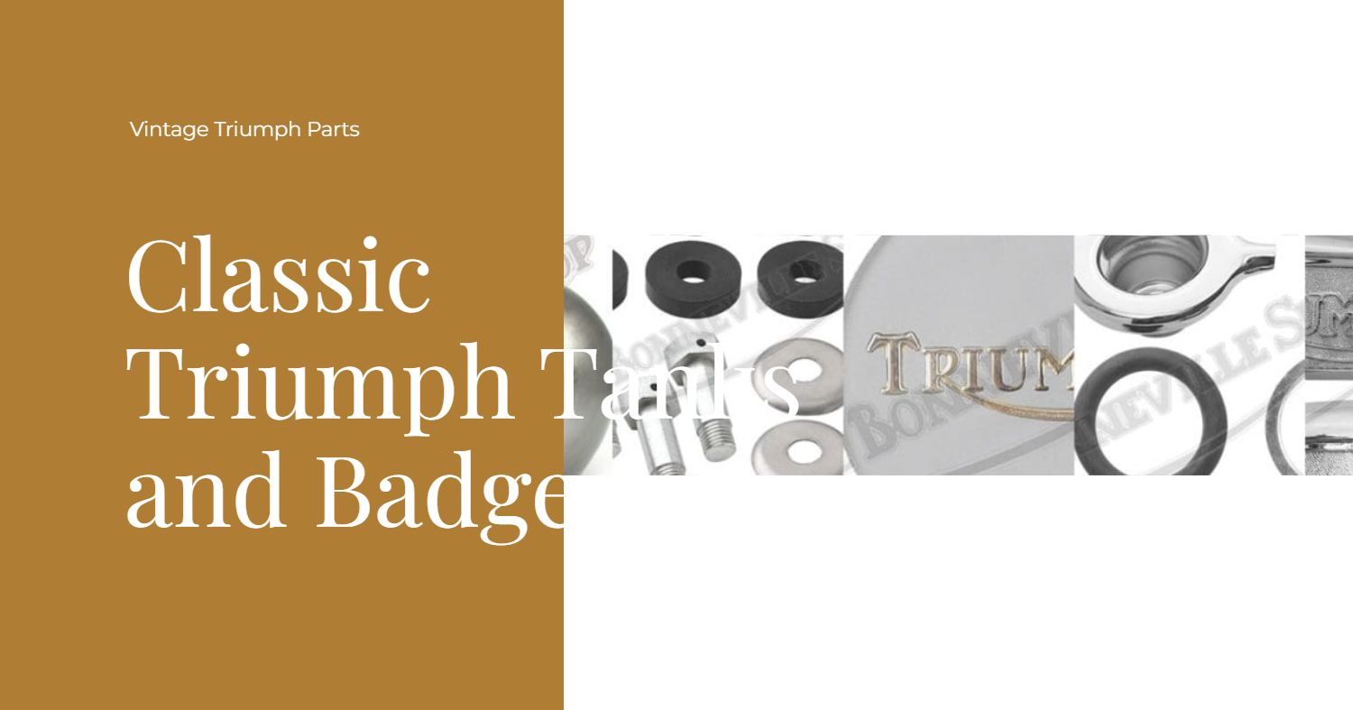 Classic Triumph Tanks And Badges - Shop Online Today Or Call 720-570-7884