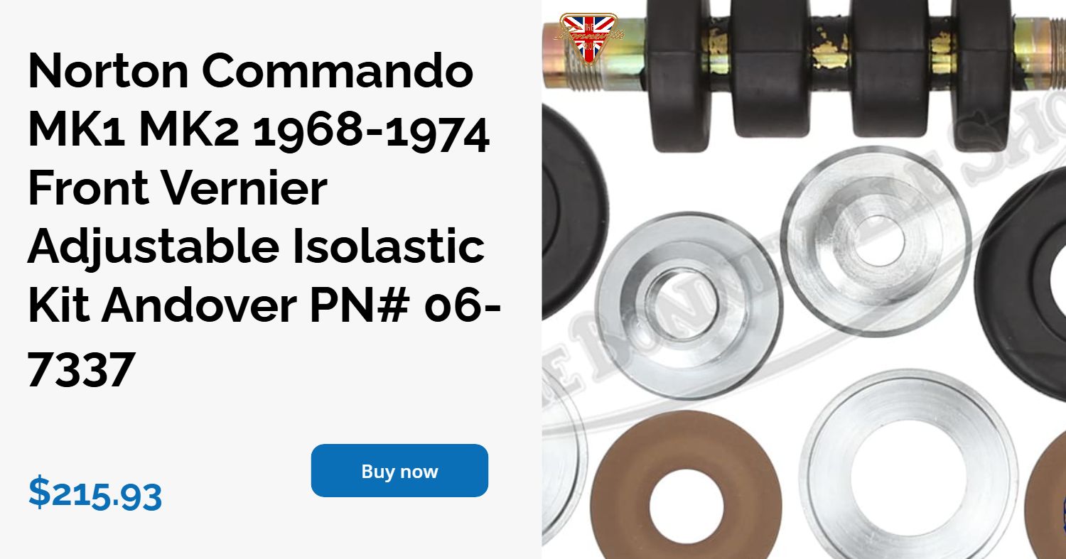 Norton 06-7337 Front Vernier Adjustable Isolastic Kit